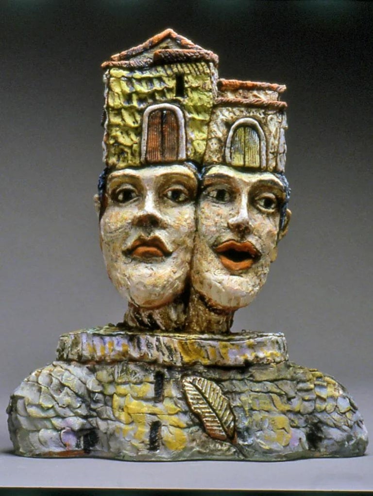 Cheryl Tall - Pop Surrealist Sculpture, "La Cantina" For Sale at 1stDibs