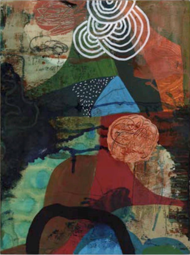 Cheryl Warrick - Day Dream- Multicolor Mixed Media and Acrylic ...