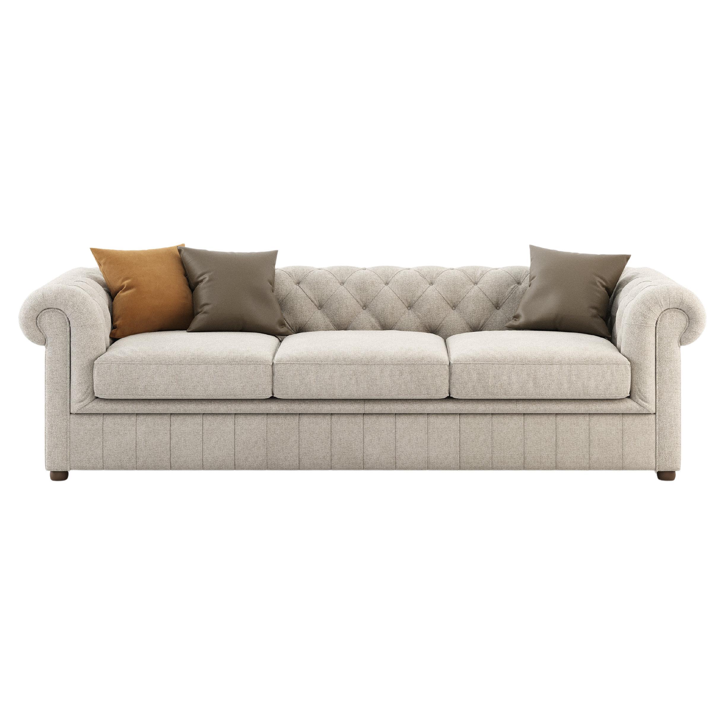 Contemporary Sofa Upholstered in Bouclé Fabric For Sale at 1stDibs