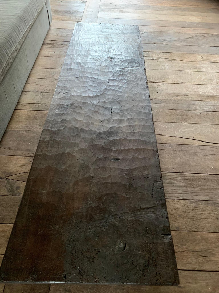 Chestnut Coffeetable One Slab Top at 1stDibs