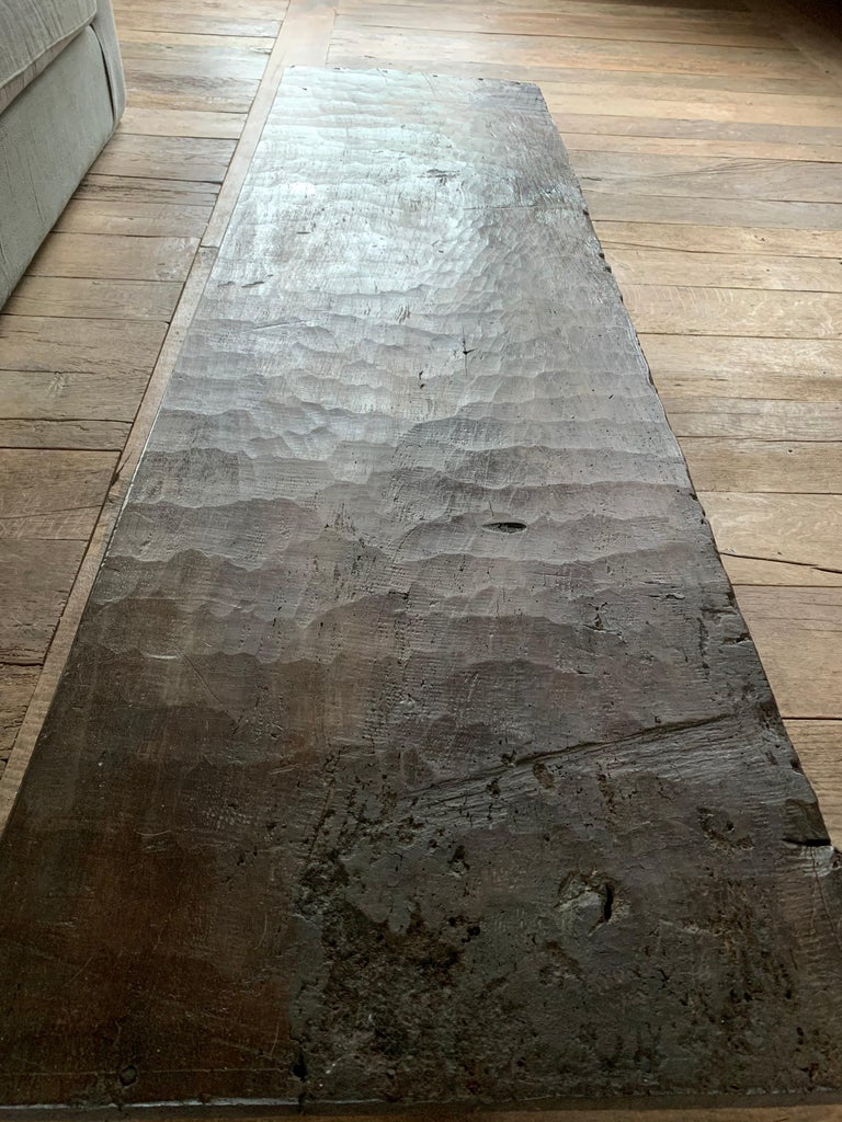 Chestnut Coffeetable One Slab Top at 1stDibs