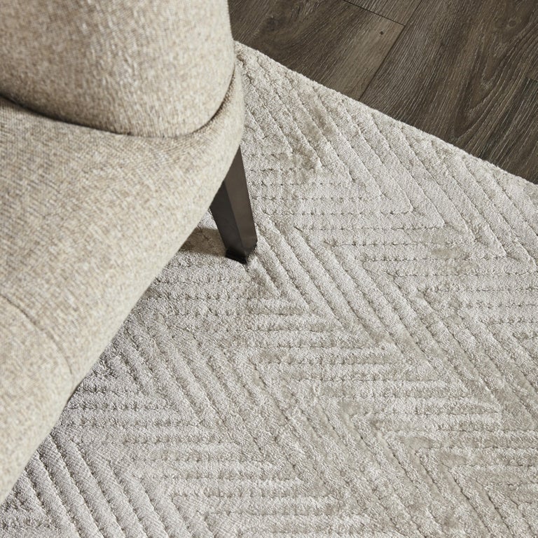 Indian Made Handmade Contemporary Modern Area Rug For Sale at 1stDibs