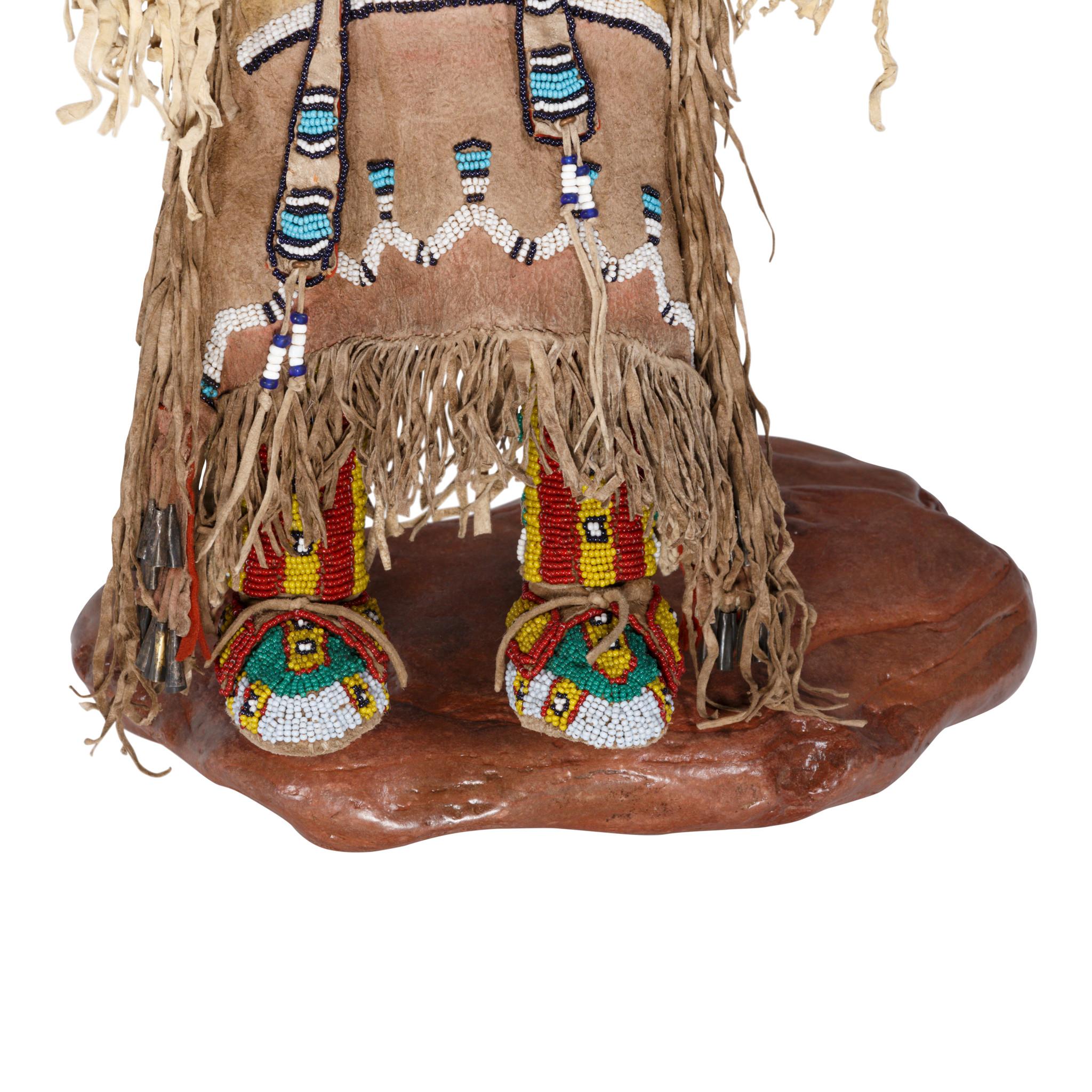 Native Cheyenne Princess Doll Sculpture For Sale at 1stDibs | indian ...