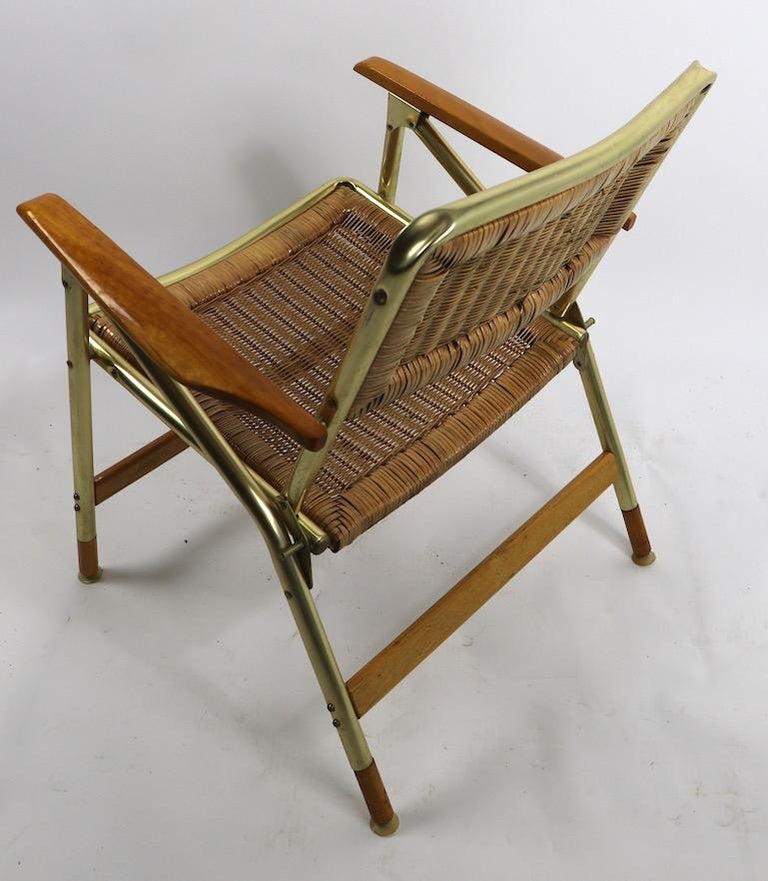 Chic Dining Patio Set by Telescope Chair Company at 1stDibs