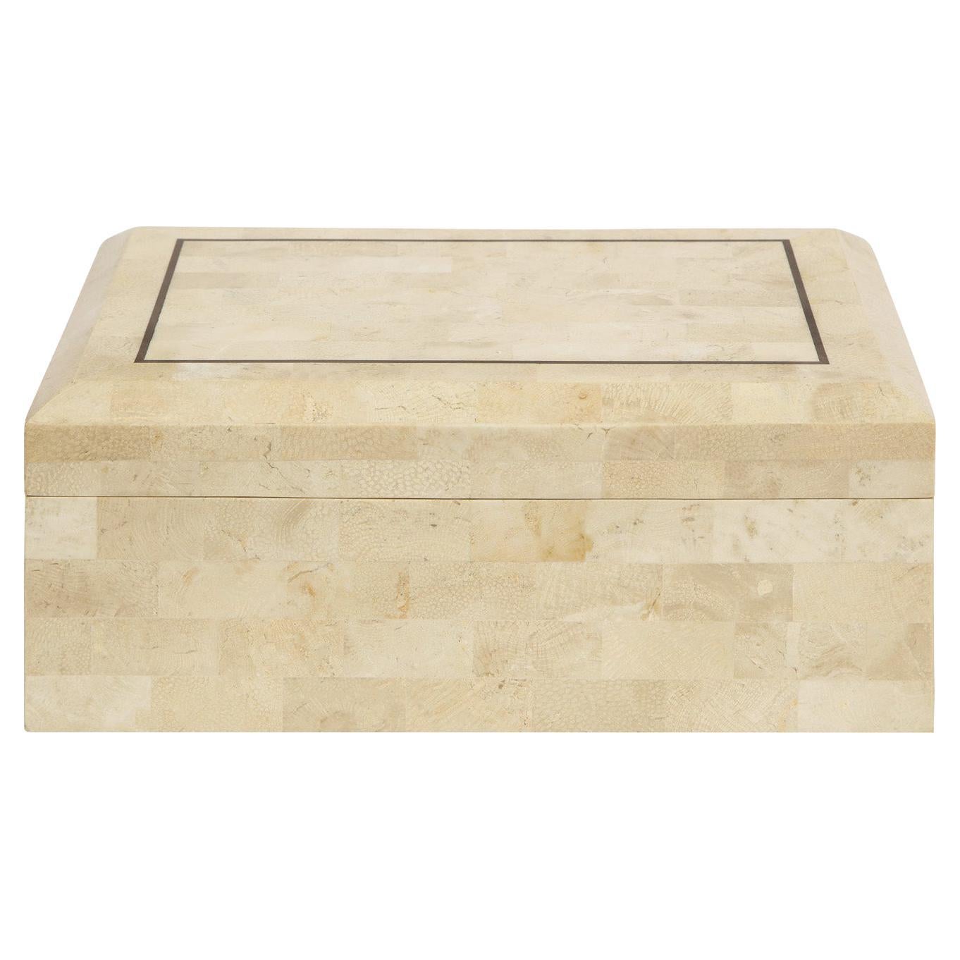 Chic Box with Graphic Geometric Pattern For Sale at 1stDibs