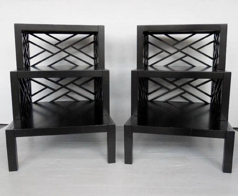 Chic Pair of Telephone or Side Tables For Sale at 1stDibs