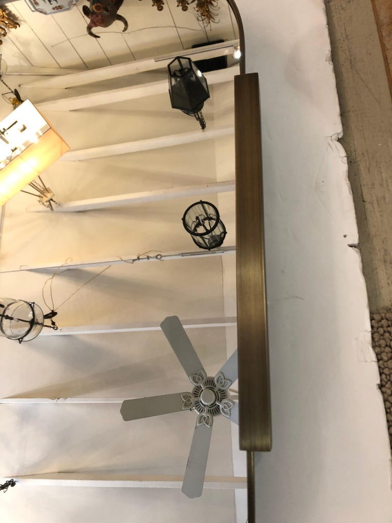 Chic Sophisticated Brass Mirror by Interlude For Sale at 1stDibs