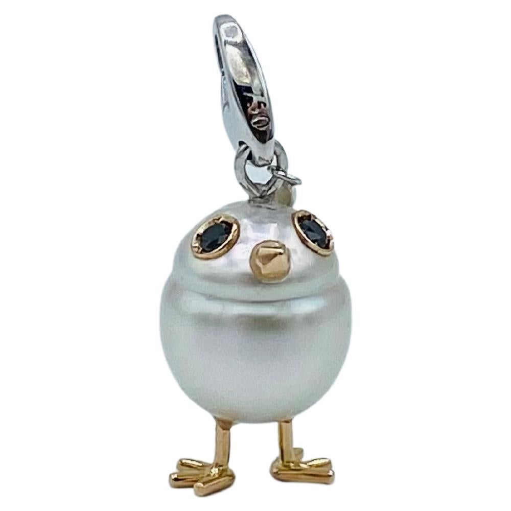 Aaron Basha Limited Edition Frog Prince Black and White Diamond Charm ...