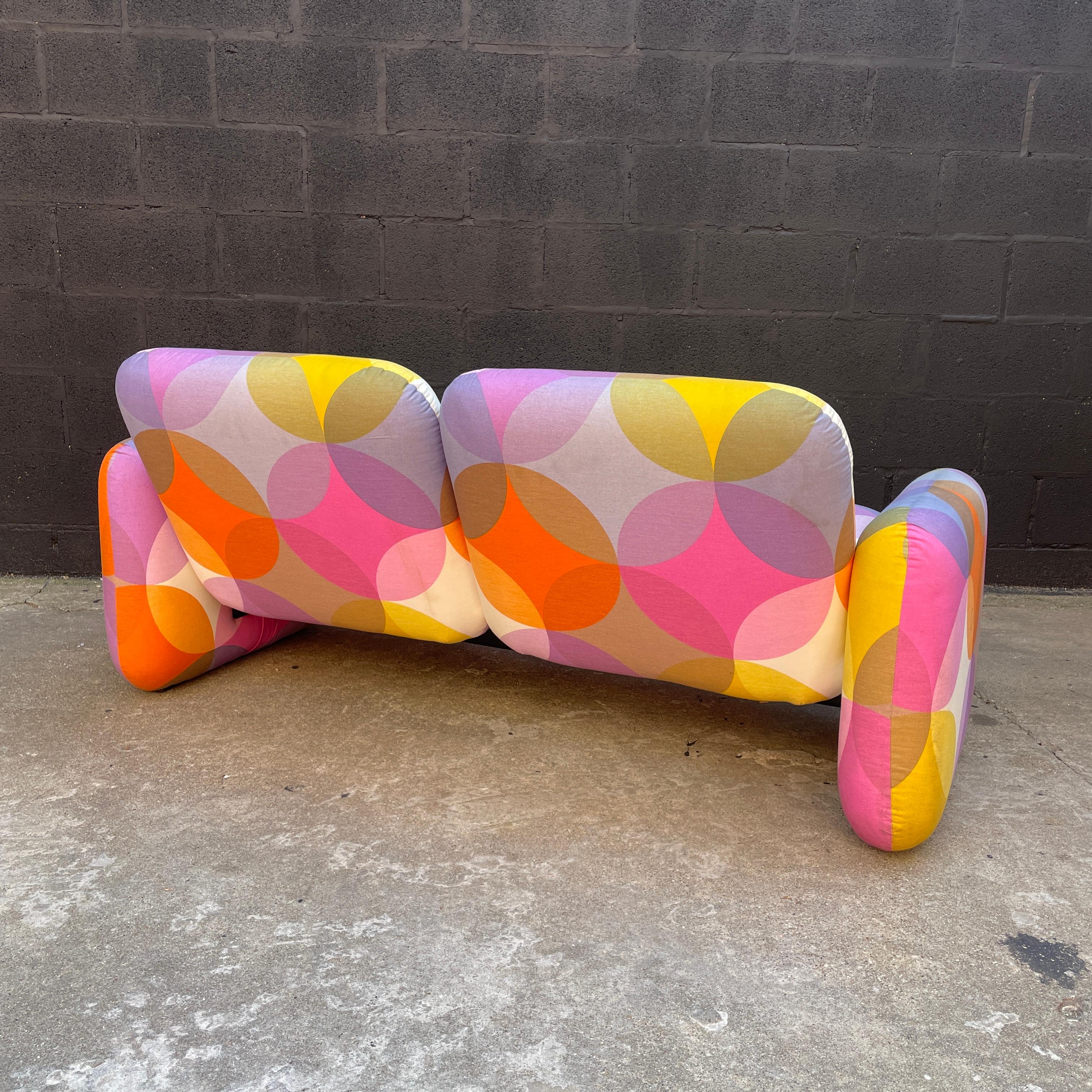 Chiclet Loveseat by Ray Wilkes for Herman Miller at 1stDibs
