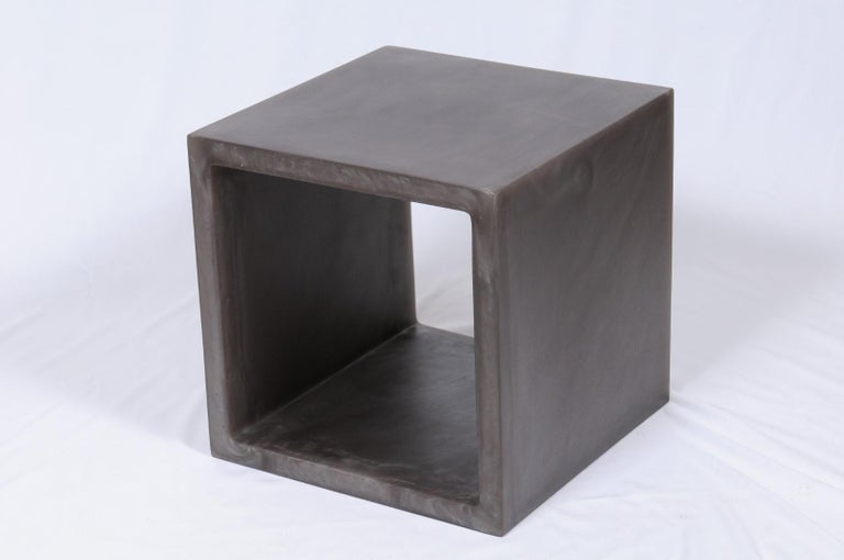 Chief Cube Open Resin Side Table or End Table by Martha Sturdy at ...