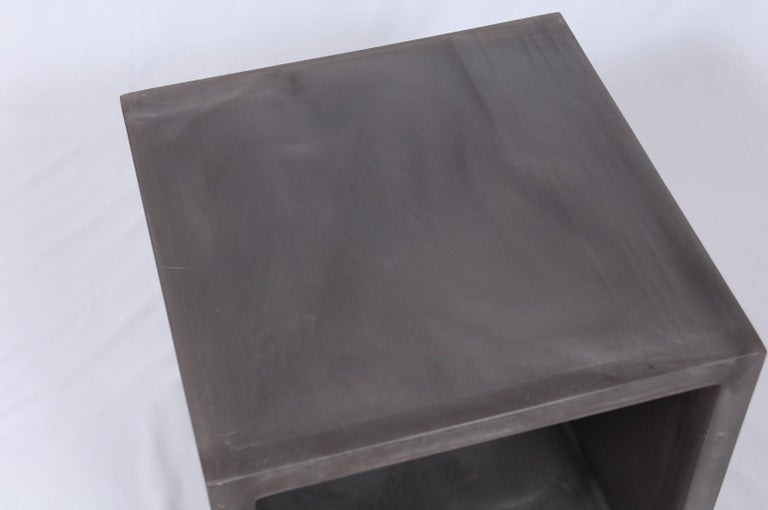 Chief Cube Open Resin Side Table or End Table by Martha Sturdy at ...