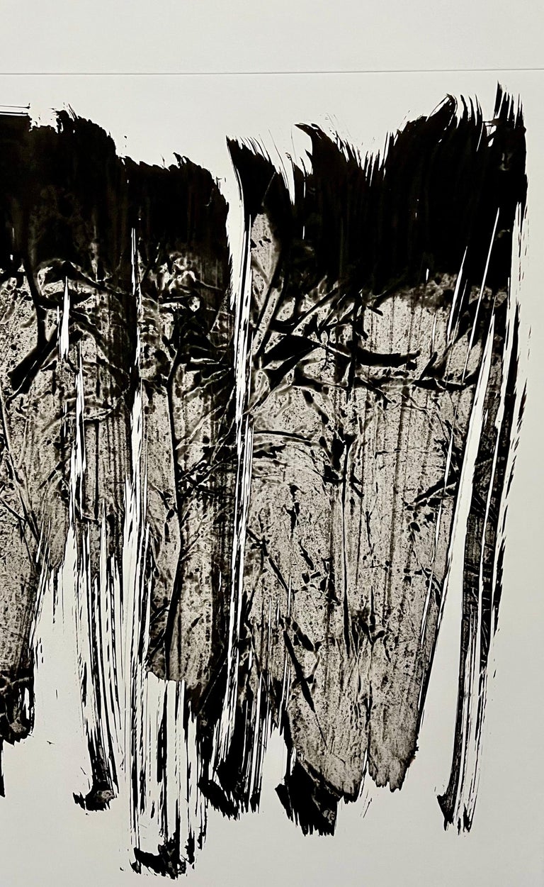 Chihung Yang - Abstract Expressionist Taiwanese Etching Chihung Yang Chinese Calligraphy Art For ...