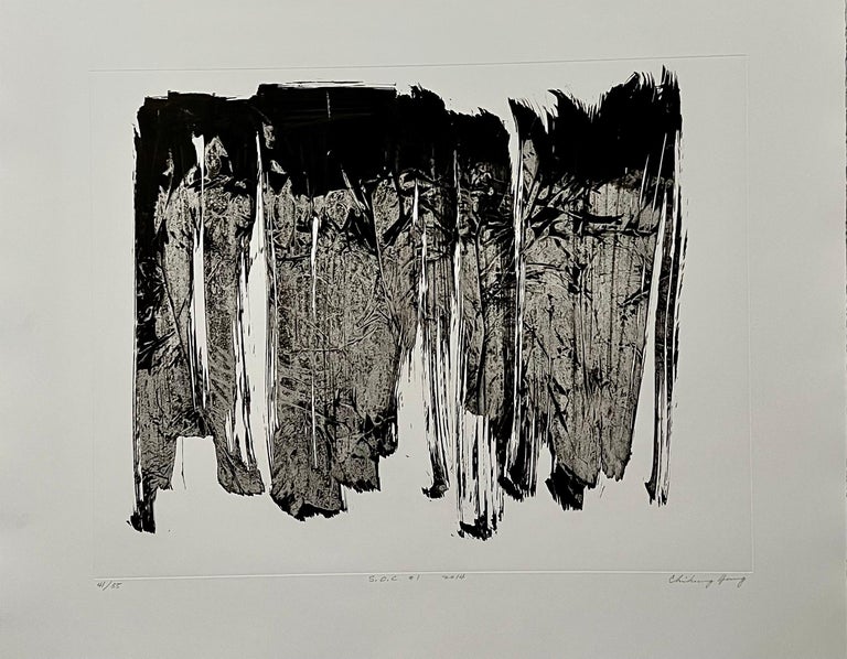 Chihung Yang - Abstract Expressionist Taiwanese Etching Chihung Yang ...