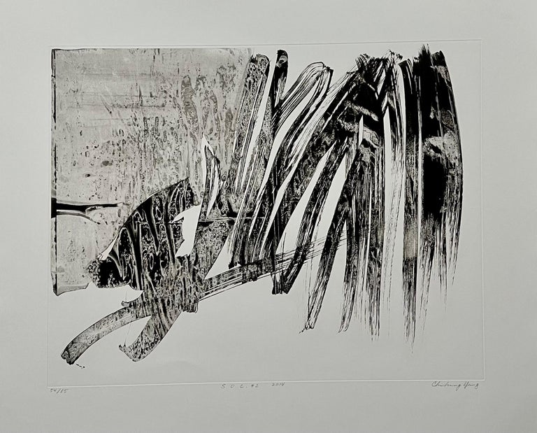 Chihung Yang - Abstract Expressionist Taiwanese Etching Chihung Yang ...