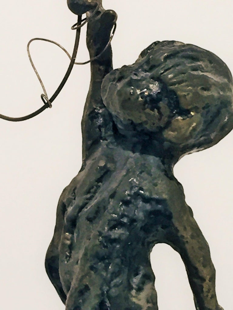 Child with Kite Sculpture For Sale at 1stDibs