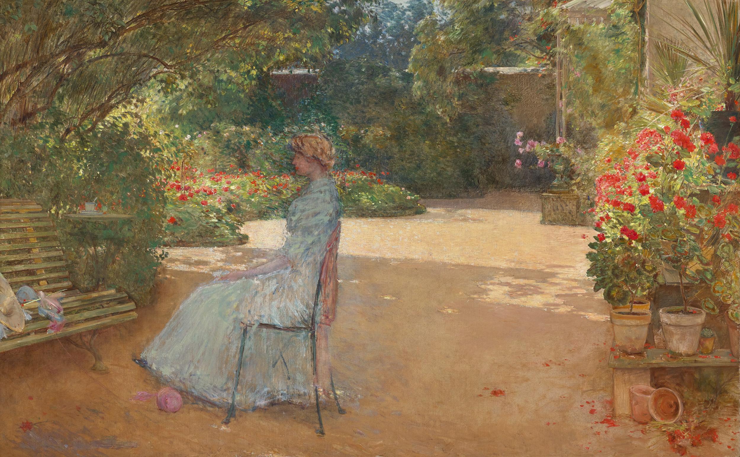 Childe Hassam - The Bather by Childe Hassam For Sale at 1stDibs