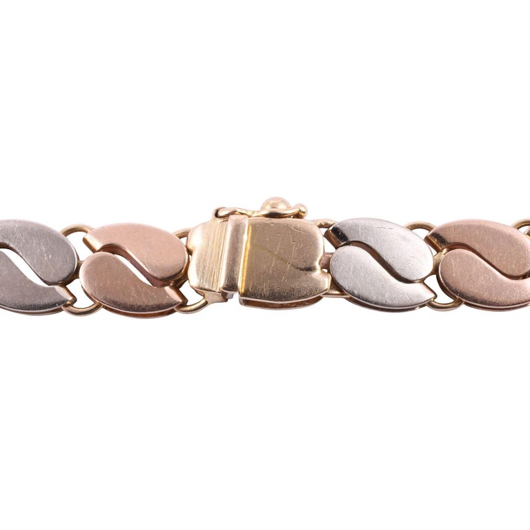 Chimento 18k Tri Color Gold Bracelet For Sale at 1stDibs