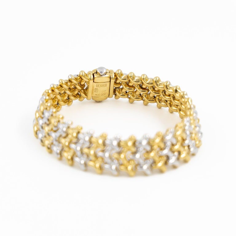 Chimento Bracelet Yellow Gold Diamond For Sale at 1stDibs