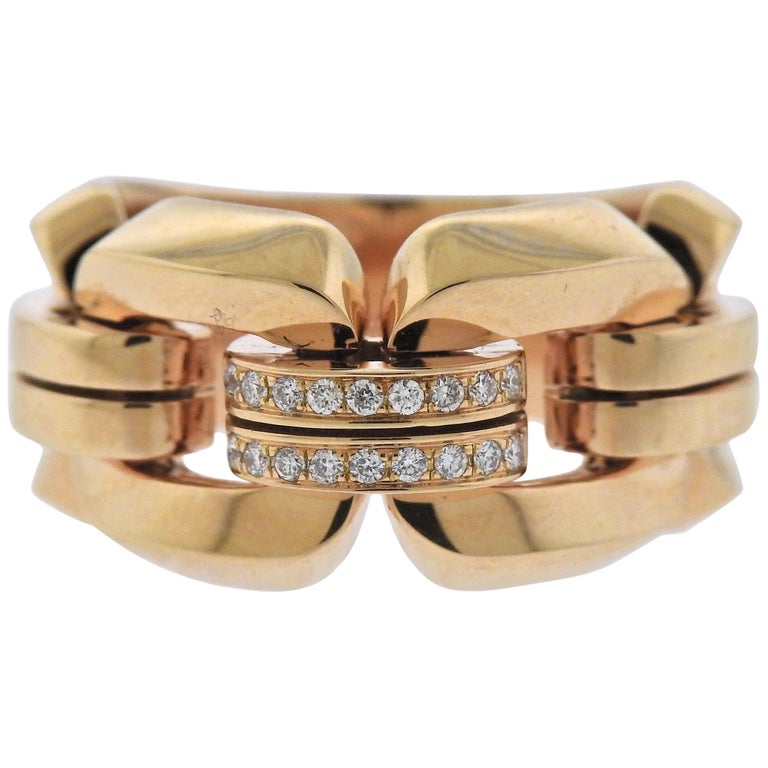 Chimento Diamond Rose Gold Ring at 1stDibs