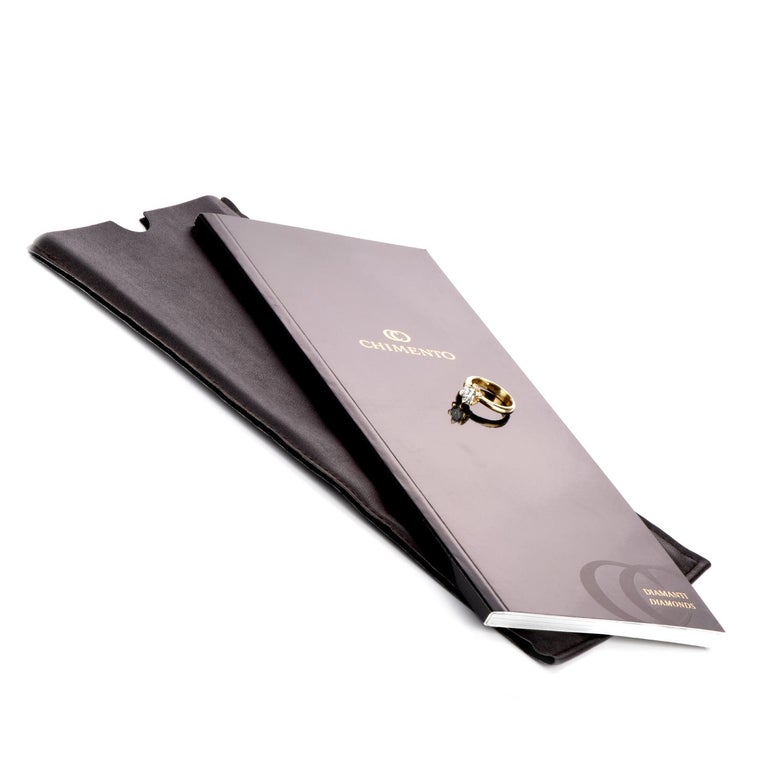 Chimento Italian Contemporary GIA F-VS1 Diamond Solitaire 18 Karat Ring ...