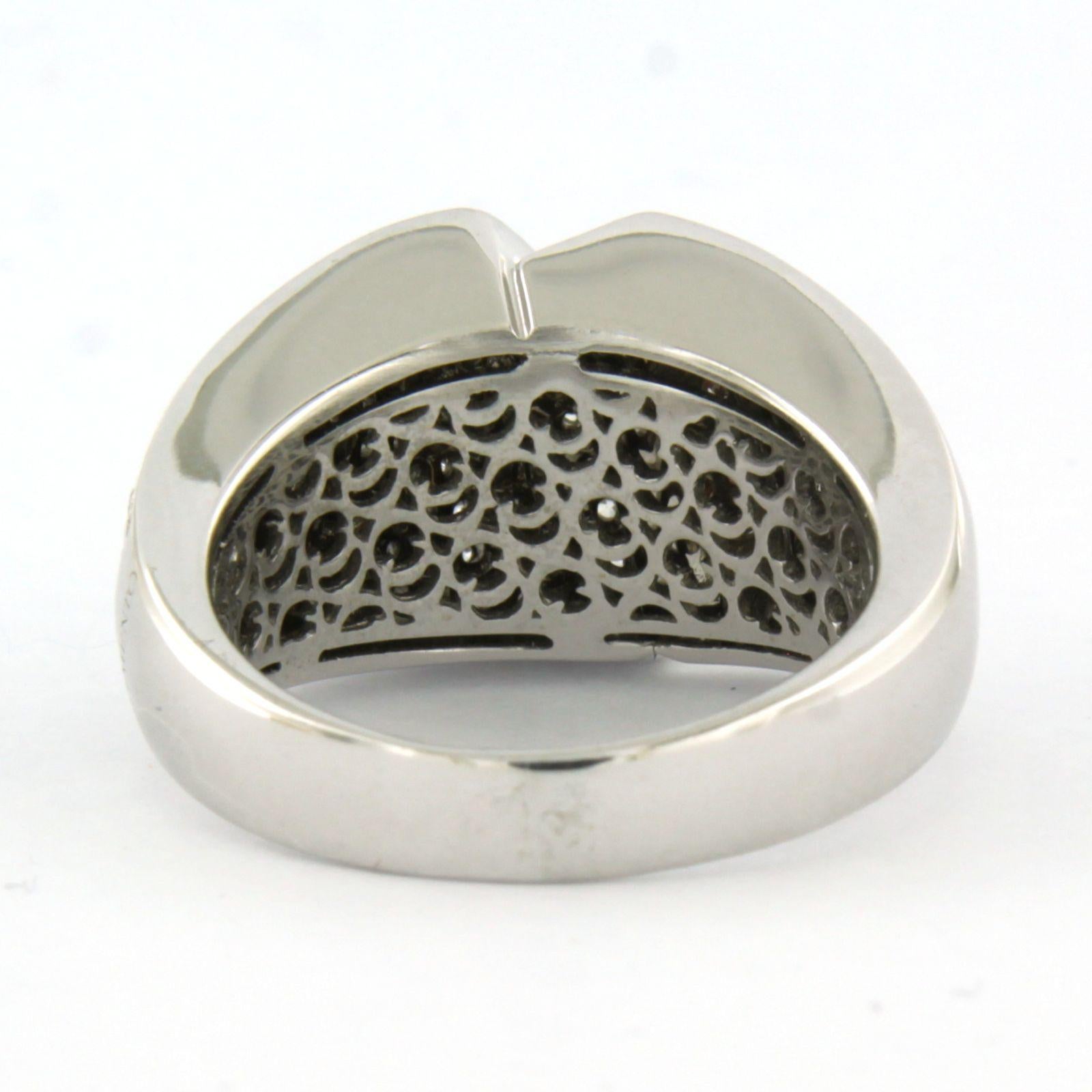 CHIMENTO Ring brilliant cut diamonds up to 0.88ct 18k bicolour gold For ...