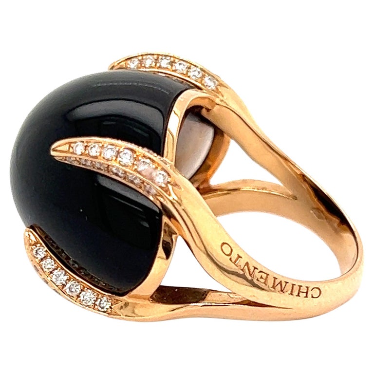 Chimento Smokey Quartz and Diamond 18K Rose Gold Ring at 1stDibs