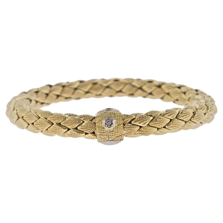 Chimento Yellow Gold Diamond Bracelet at 1stDibs