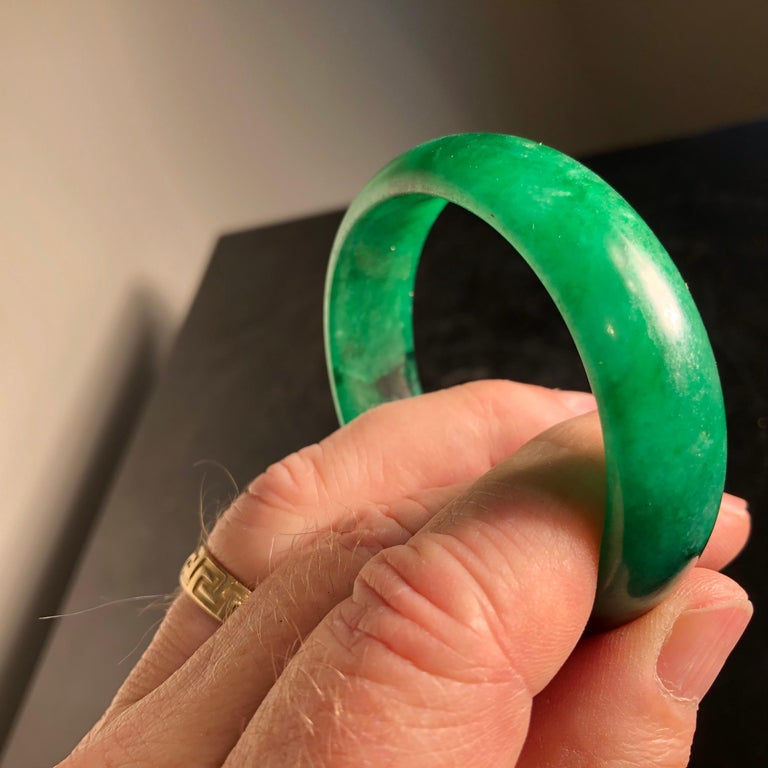 China Fine Antique Jade Bracelet Pendant, Qing Dynasty at 1stDibs