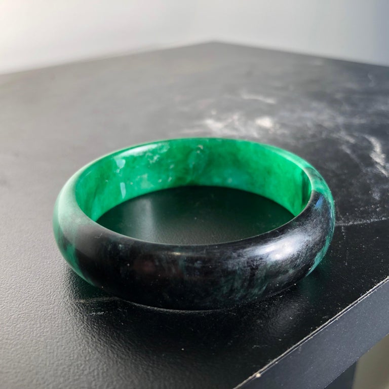 China Fine Antique Jade Bracelet Pendant, Qing Dynasty at 1stDibs
