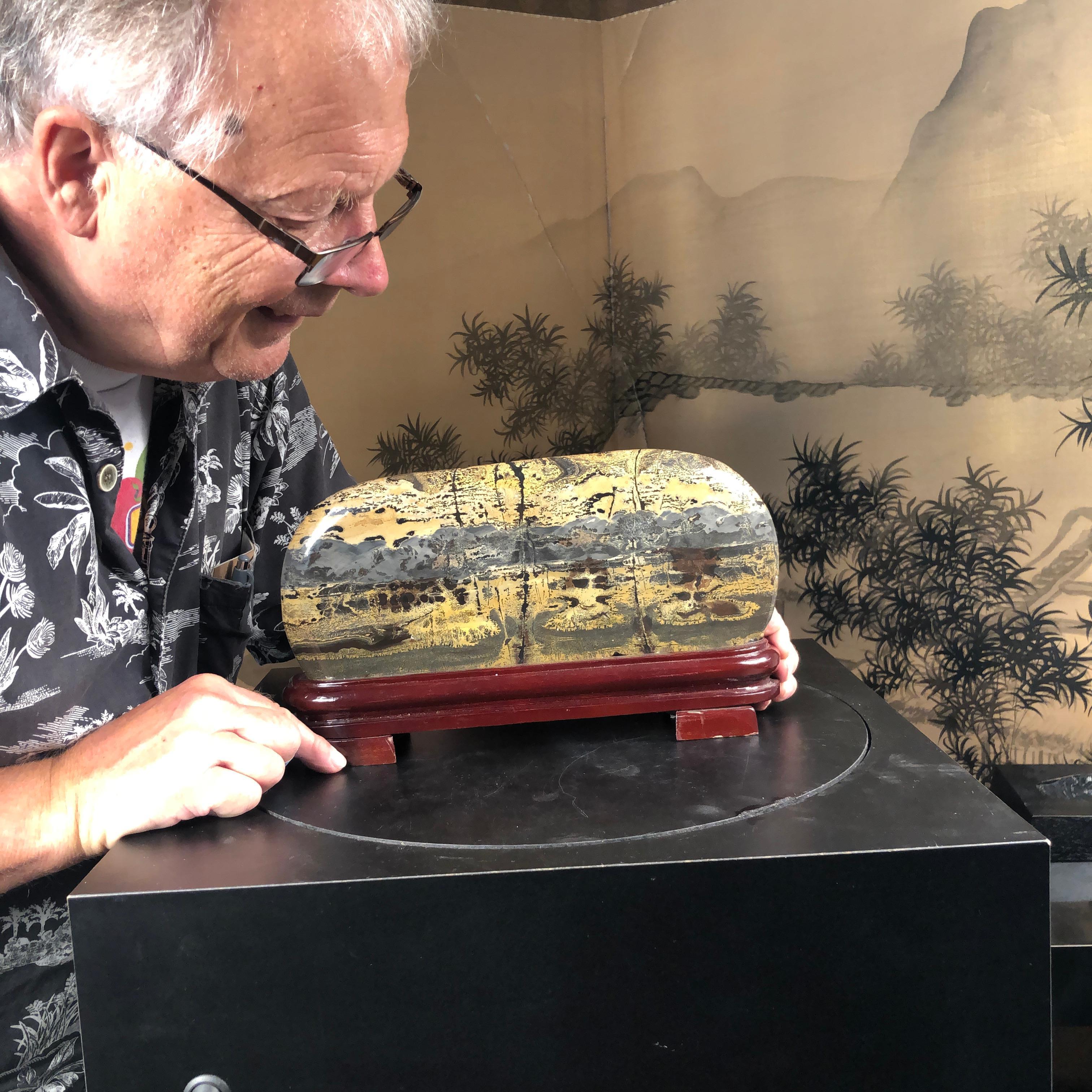 China Large Natural Landscape Viewing Stone at 1stDibs