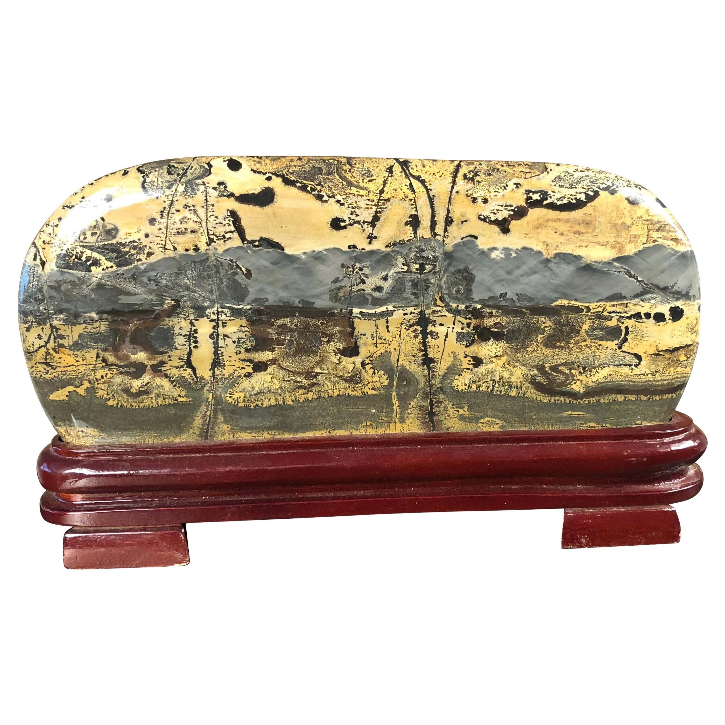 China Large Natural Landscape Viewing Stone at 1stDibs