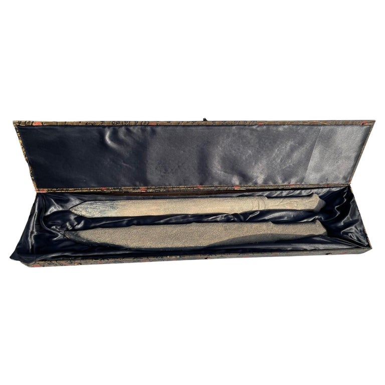China Pair Hand Carved "Long Swords" with Custom Presentation Case For ...