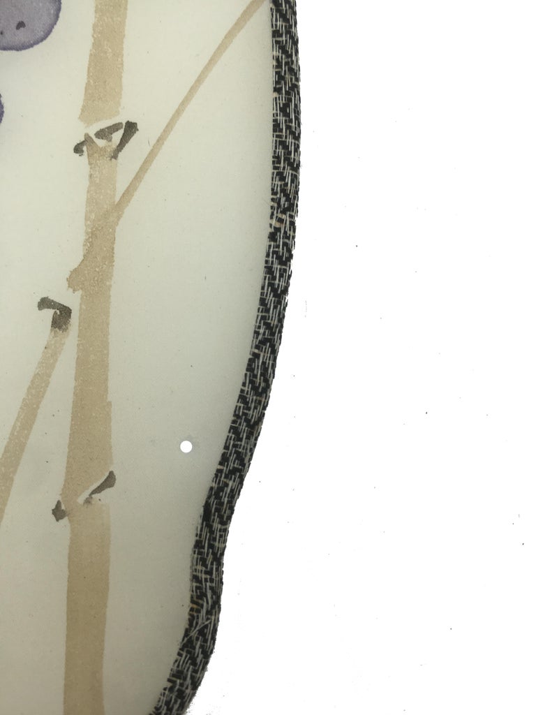 China Set of Three Silk Hand Painted Rigid Fans 'Pay-Pay', circa 1900 ...