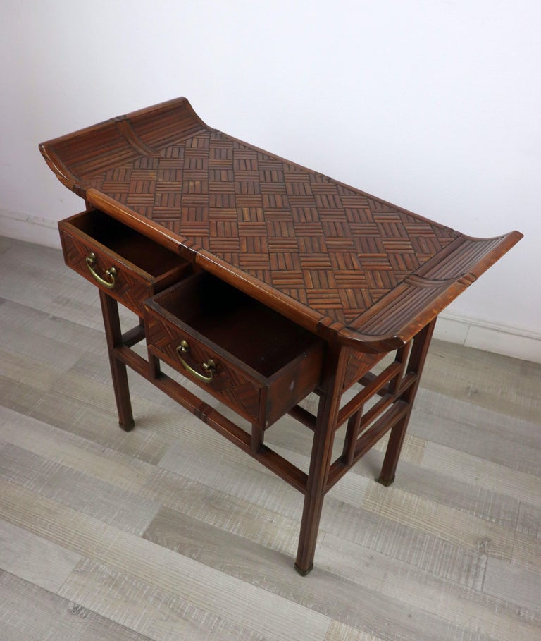 Chineese Bamboo Table For Sale at 1stDibs