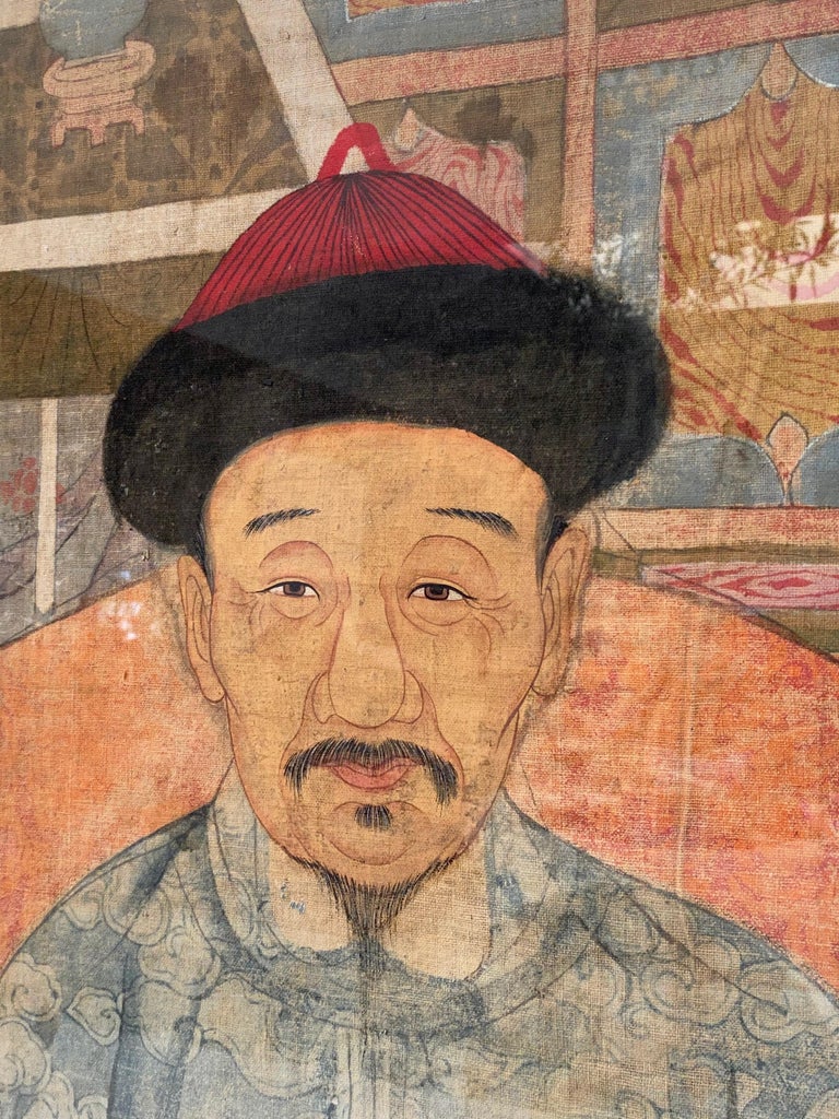 Chinese Ancestor Portrait For Sale at 1stDibs
