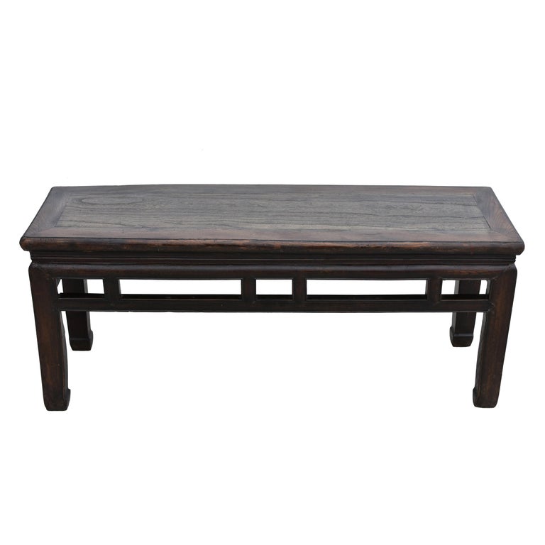 Chinese Antique Bench Solid Wood Ming Style Spring Bench at 1stDibs
