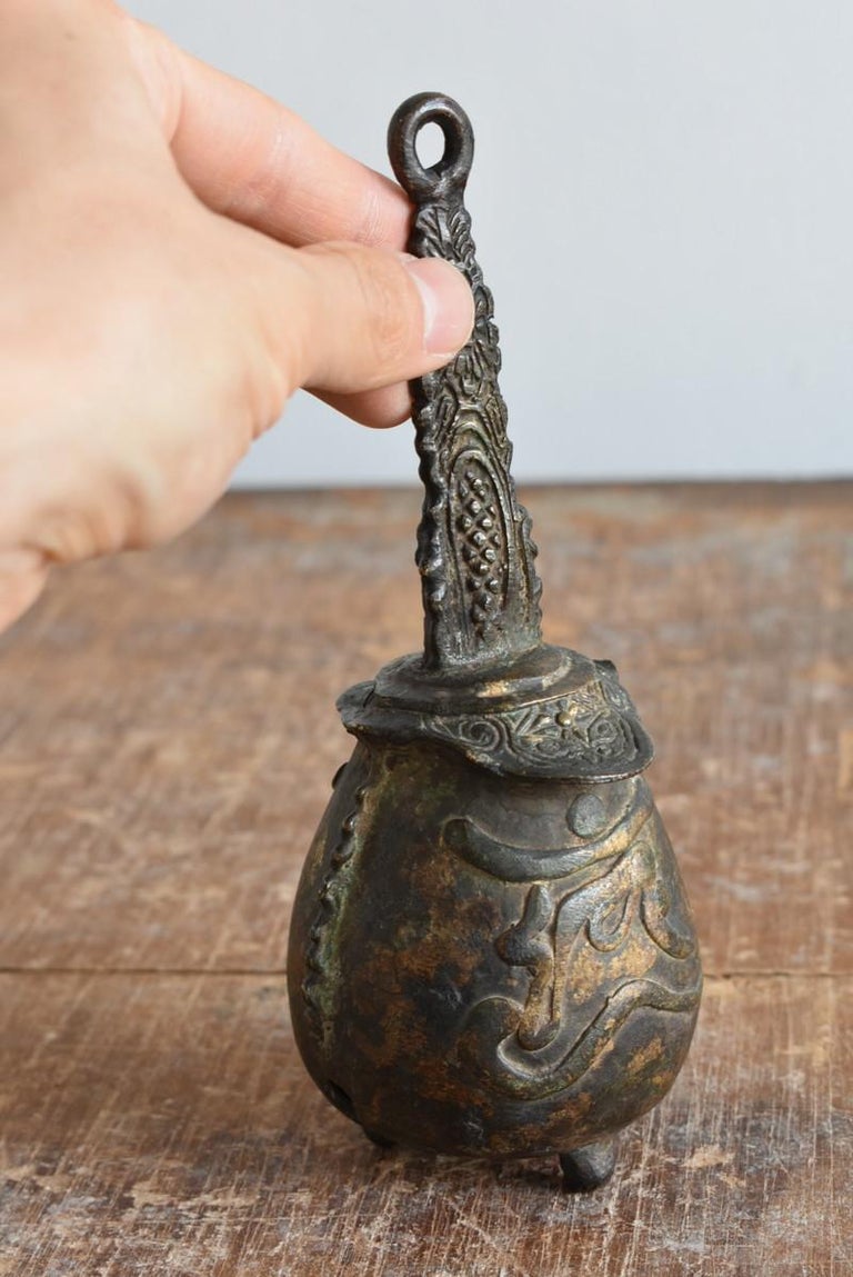 Chinese Antique Casting Handbell Made of Copper Alloy / Temple Bell For ...