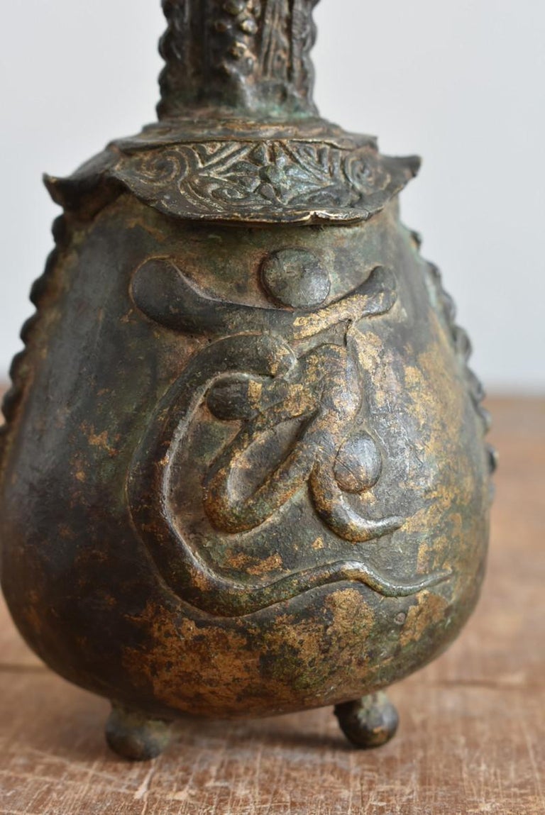 Chinese Antique Casting Handbell Made of Copper Alloy / Temple Bell For ...