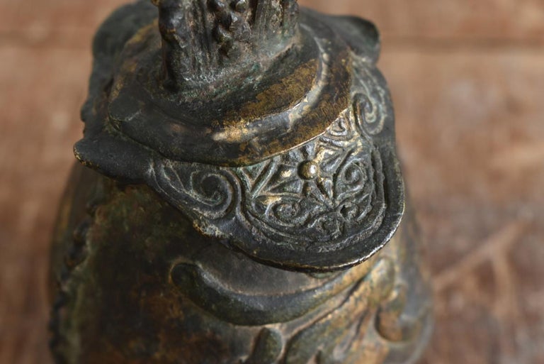 Chinese Antique Casting Handbell Made of Copper Alloy / Temple Bell For ...