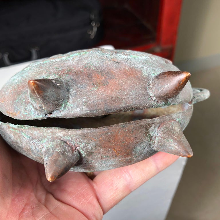 Chinese Antique "Tea Ceremony" Bronze Hand Bell 19th Century, Lovely ...