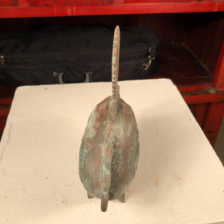 Chinese Antique "Tea Ceremony" Bronze Hand Bell 19th Century, Lovely ...