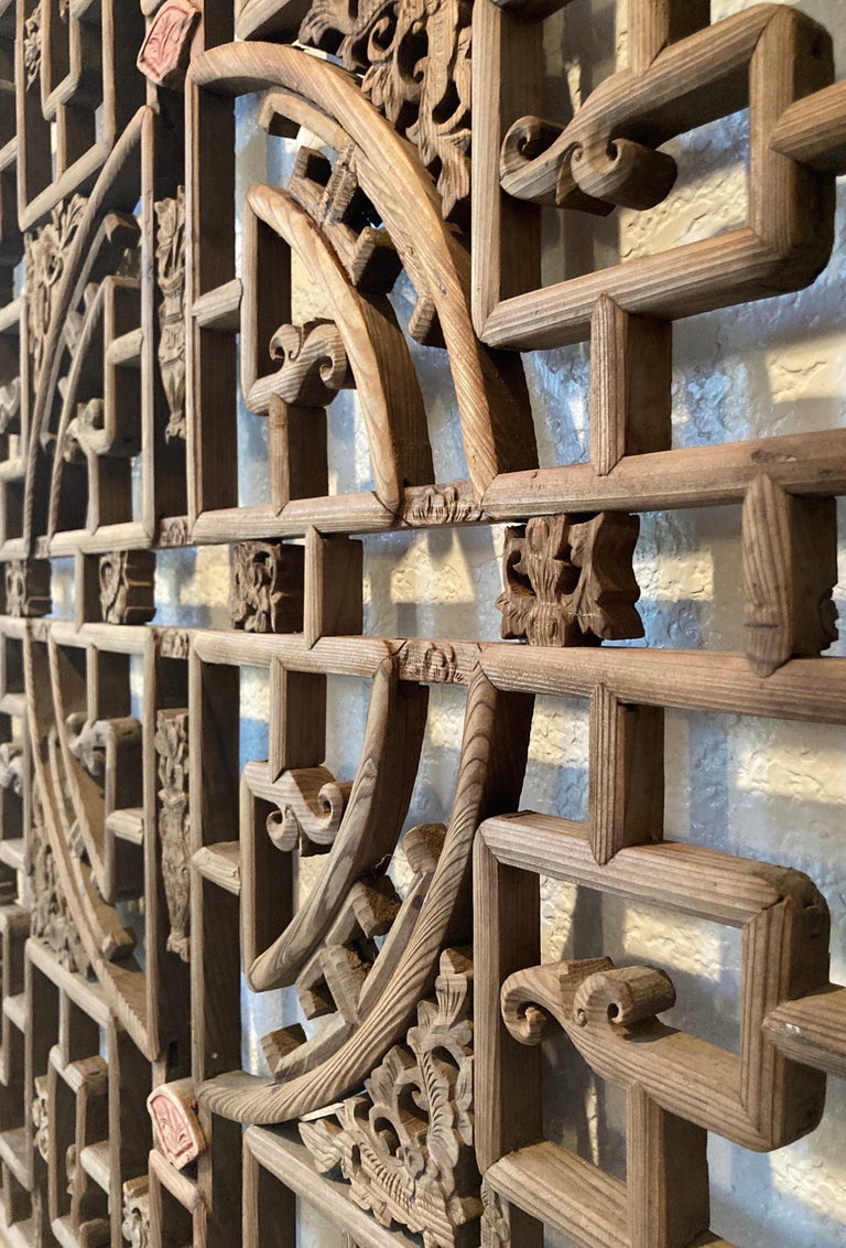 Chinese Antique Wood Panel For Sale at 1stDibs