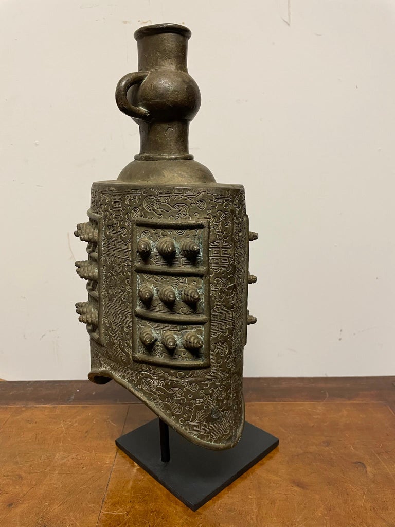 Chinese Archaistic Zhou Dynasty Style Bronze Bell, Zhong For Sale at ...
