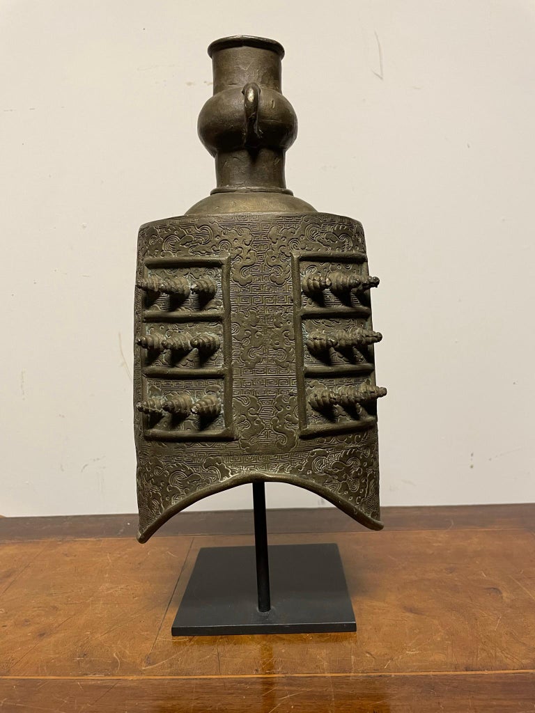 Chinese Archaistic Zhou Dynasty Style Bronze Bell, Zhong For Sale at ...