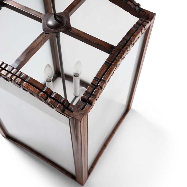 Chinese Arched Hanging Lantern, c. 1850 For Sale at 1stDibs