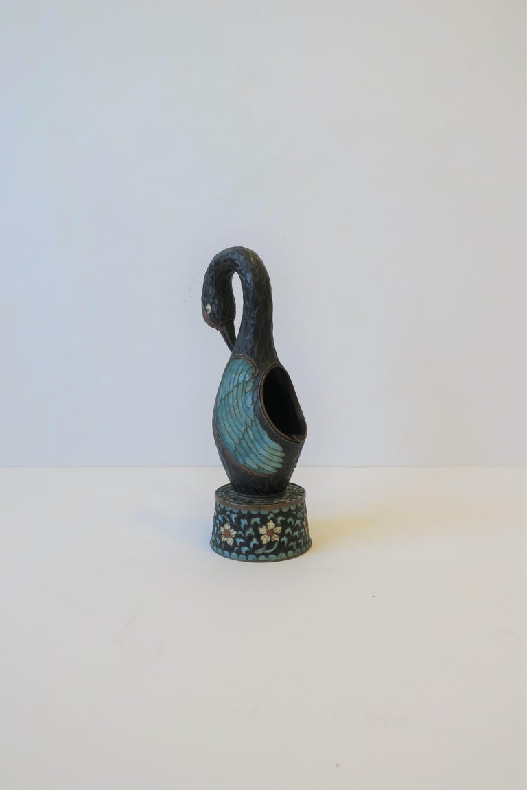 Art Deco Period Champlevé Bird Ashtray or Sculpture For Sale at 1stDibs ...