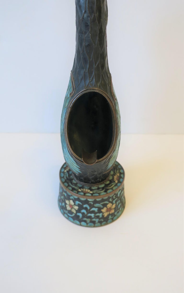 Art Deco Period Champlevé Bird Ashtray or Sculpture For Sale at 1stDibs ...