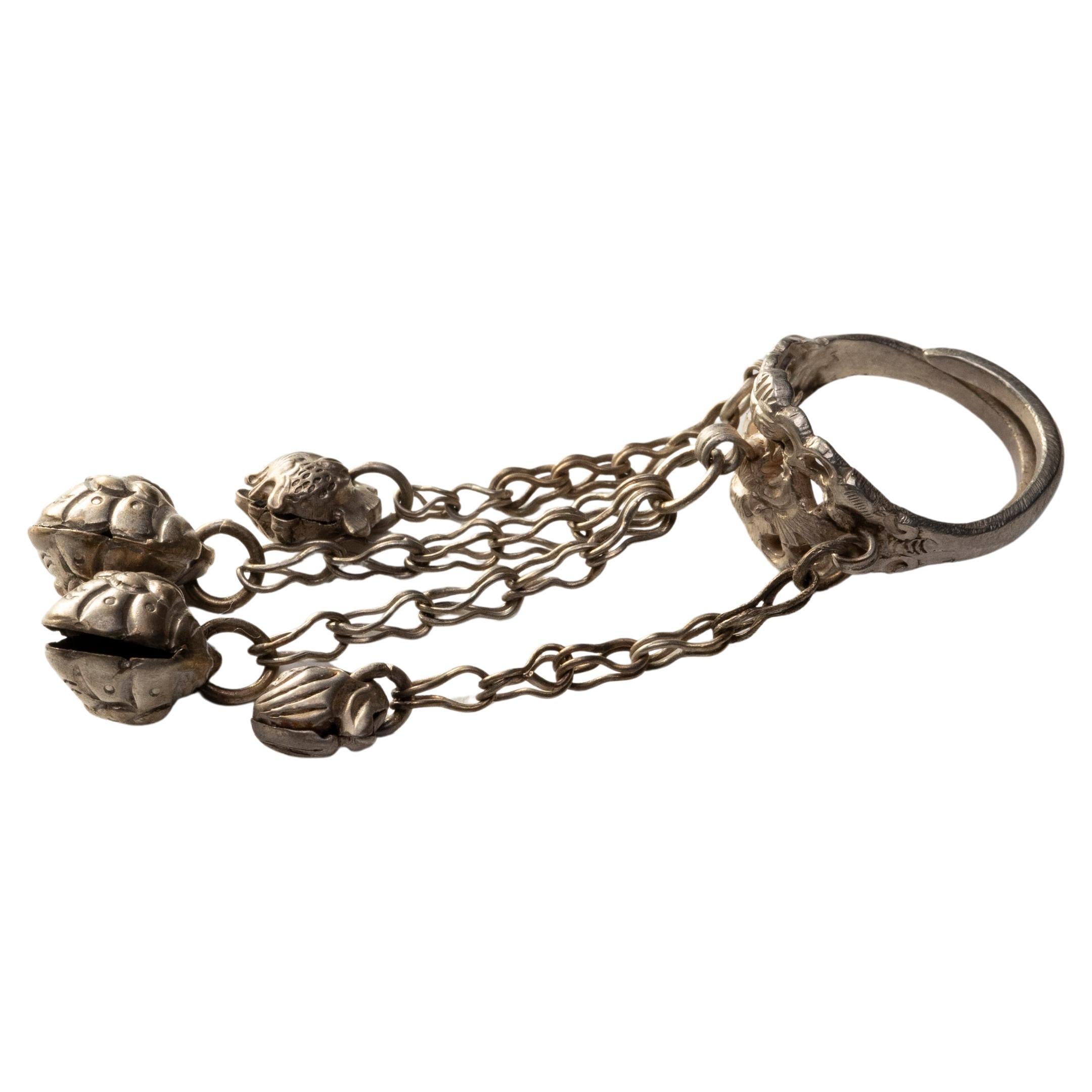 Chinese Blessings and Longevity Charm Ring, c. 1900 For Sale at 1stDibs