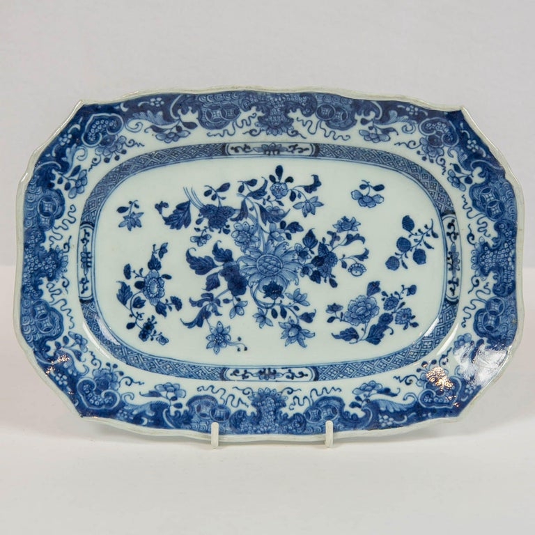 Chinese Blue and White Small Platter Made circa 1770 during the ...