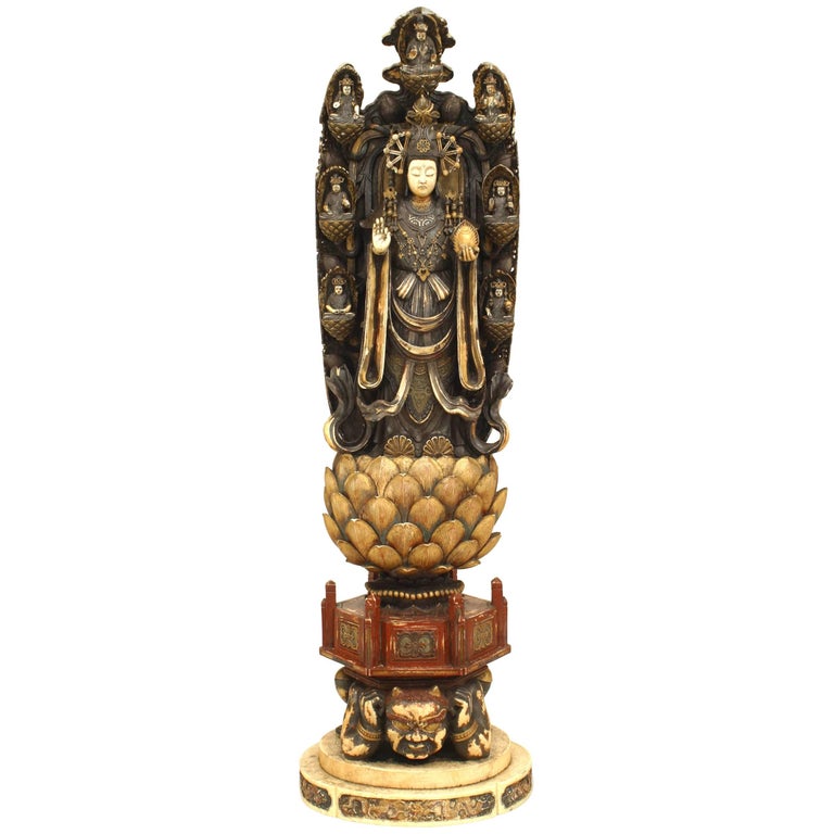 Chinese Carved Bone Figure of Buddha For Sale at 1stDibs | chinese ...